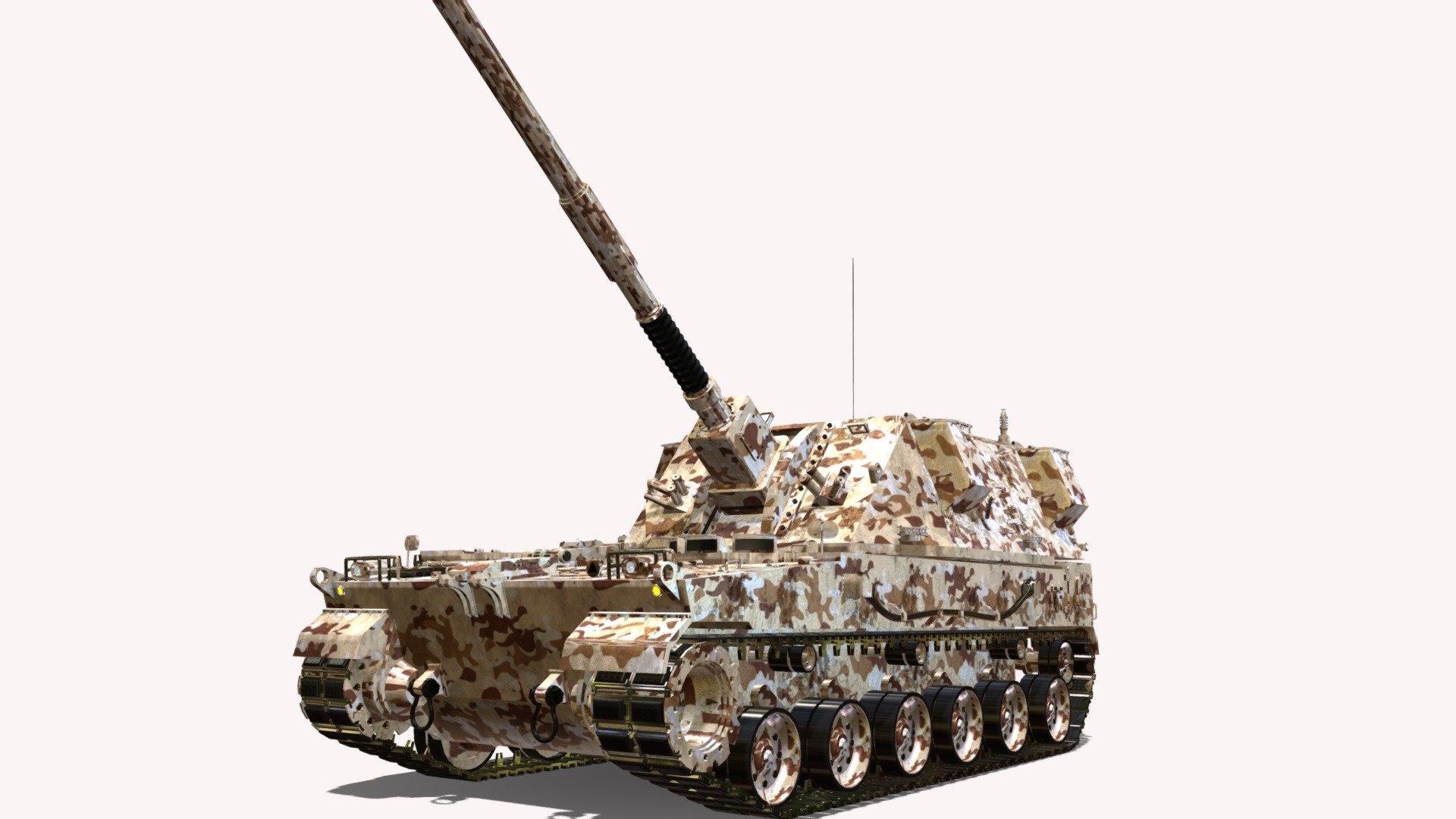 AHS KRAB 155MM - 3D model by LM3D (@lm9241221) [96b50f0] - Sketchfab