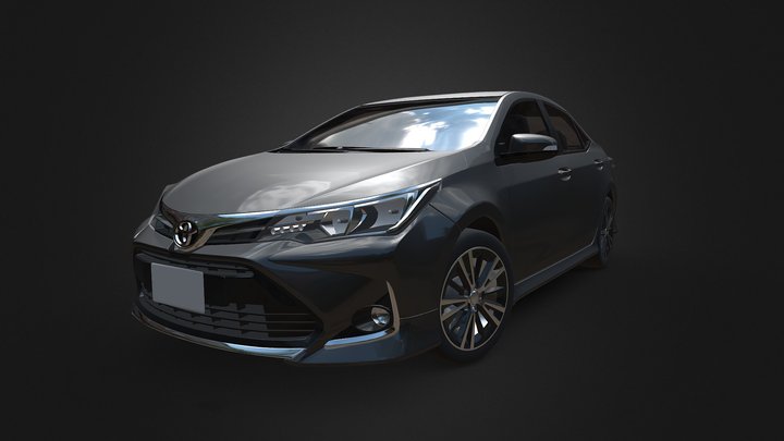 Toyota-corolla 3D models - Sketchfab