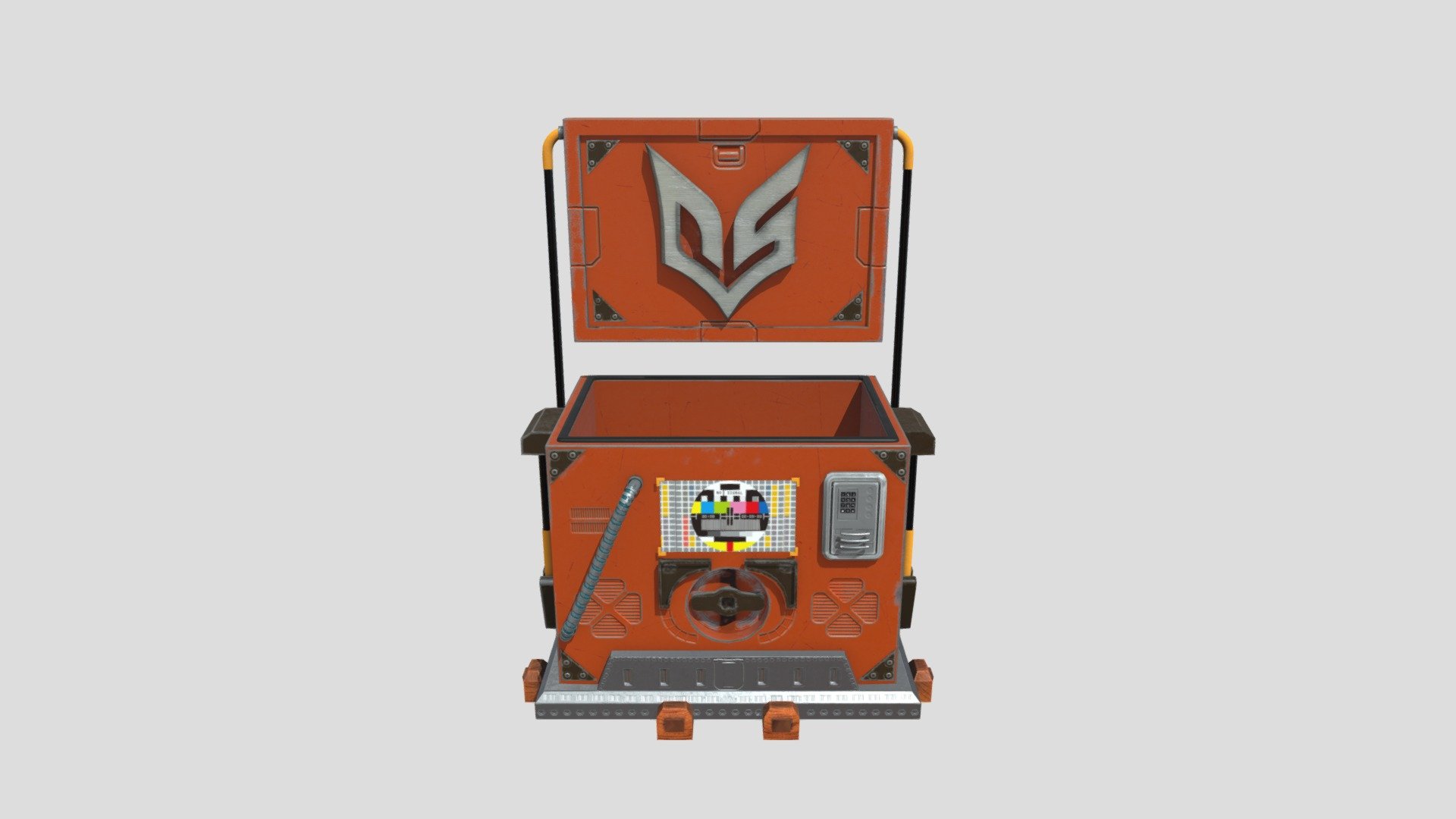 Futuristic Case Opened - 3D model by batuhankukrer [96b589e] - Sketchfab
