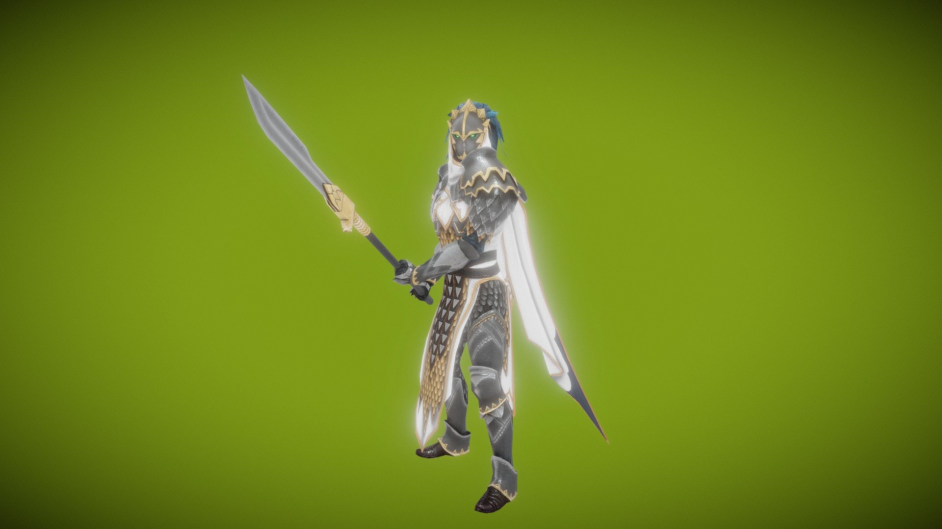 Elf guardian - Buy Royalty Free 3D model by Luna (@StudioLuna) [96b6b96 ...