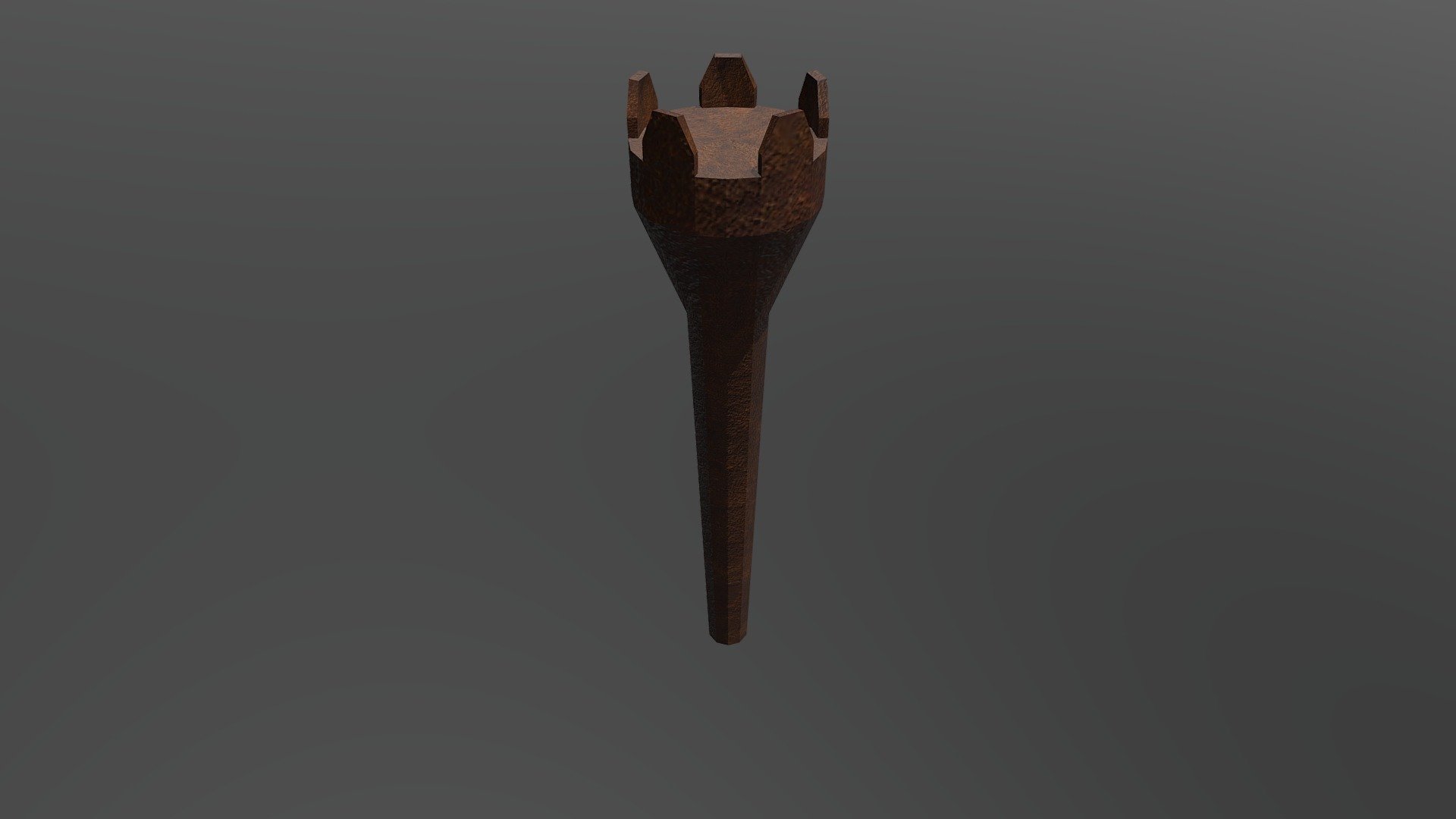 Rusty torch - 3D model by Kayla Roeten (@Kayla_) [96b728a] - Sketchfab