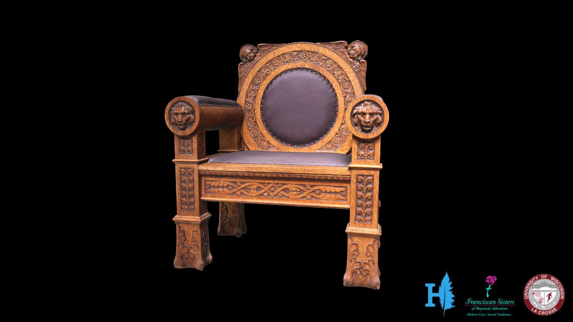 The Bishop's Chair from the E. Hackner Co. - 3D model by La Crosse ...