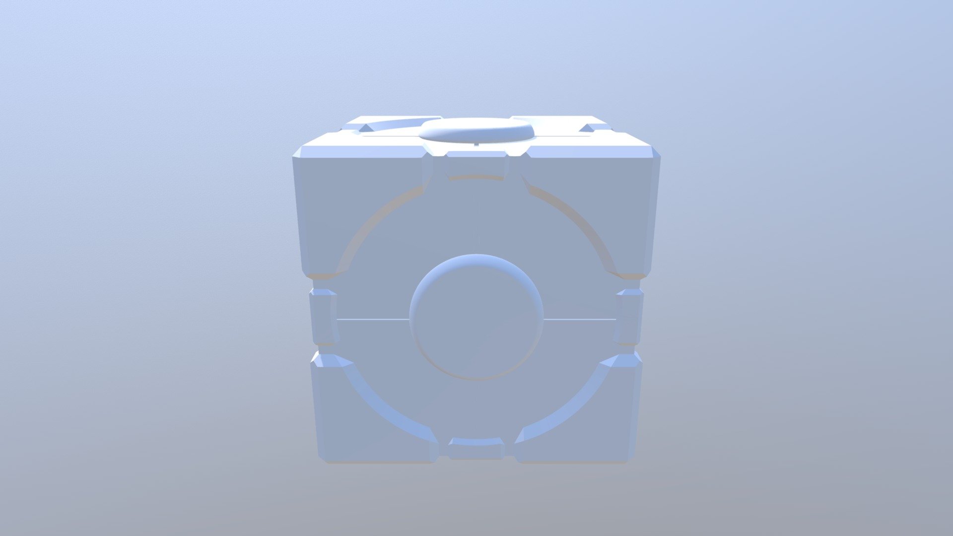 Companion Cube2 - 3D model by YsaB [96bN95r] - Sketchfab