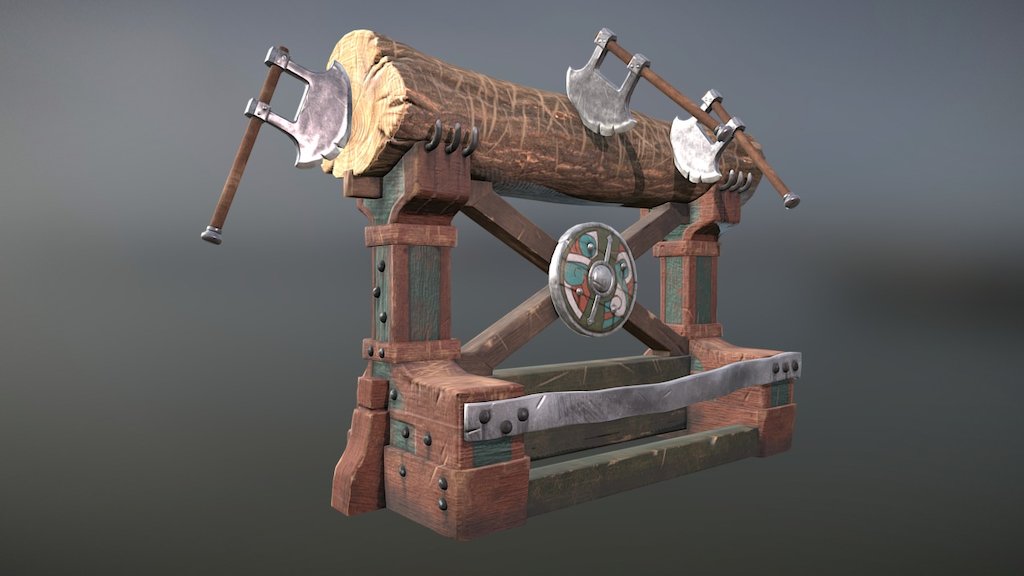How To Train Your Dragon 2 - Axe Throwing Target - 3D model by Hector ...