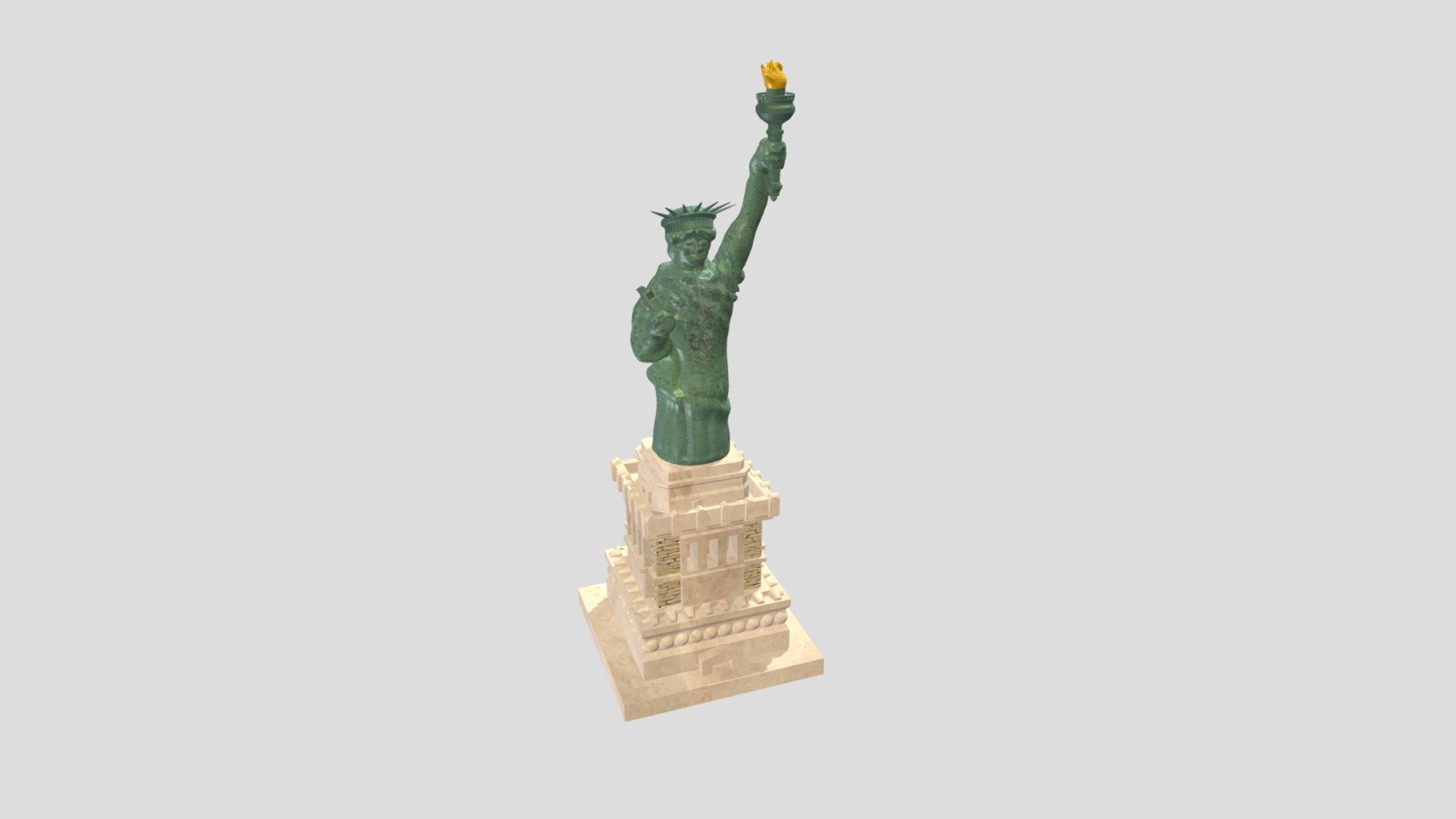 Statue of Liberty - Download Free 3D model by Chard1998 [96bbc51 ...