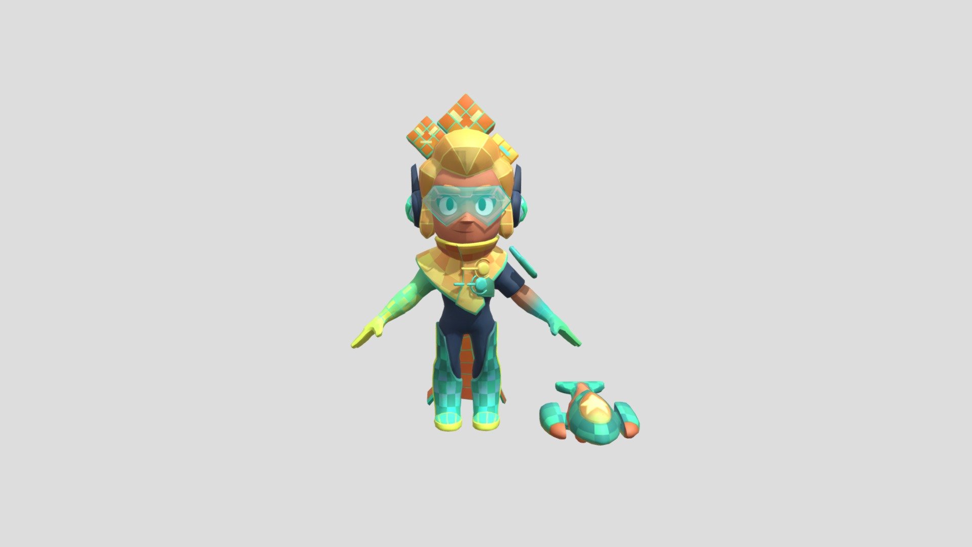 FEARLESS PLAYER SHELLY CHINA EXLCUISVE SKIN - Download Free 3D model by ...