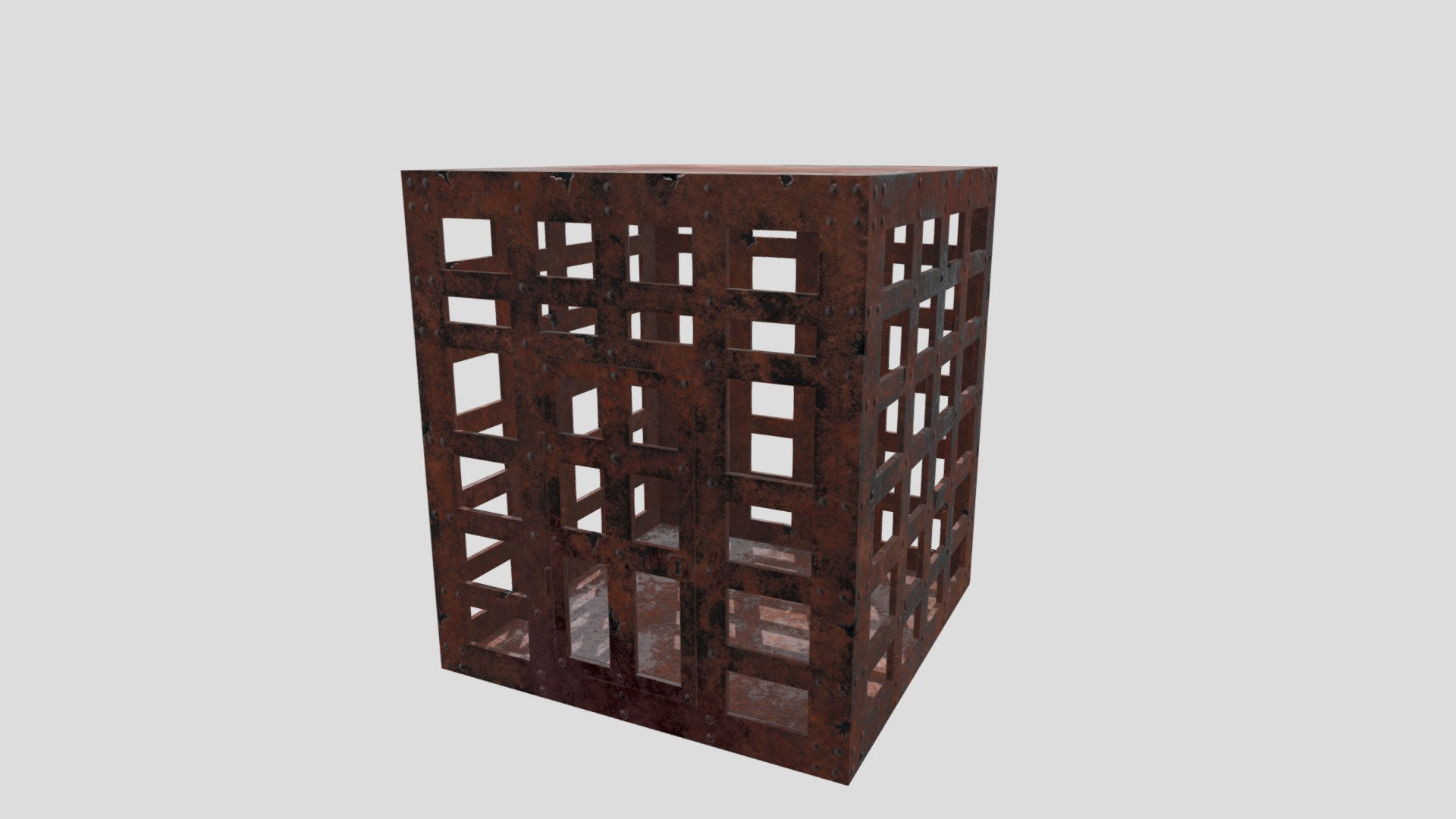 Rusty Steel Cell - 3D model by DasCL [96c0ebb] - Sketchfab