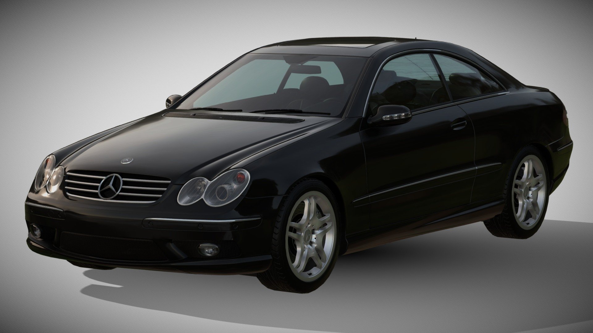 2003 Mercedes-Benz CLK 55 AMG - Download Free 3D model by Ddiaz Design ...