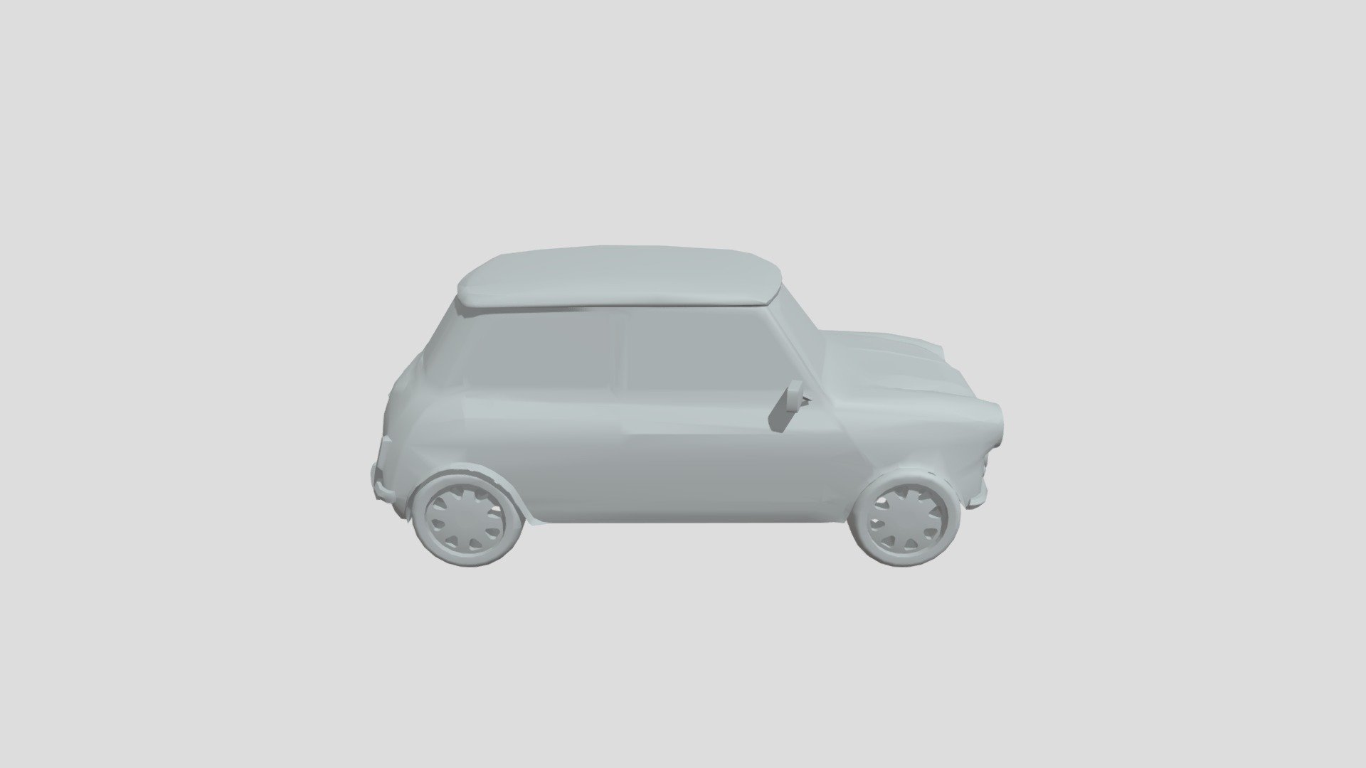 Mini Cooper Sport 1998 lowpoly for 3D-printing - Download Free 3D model ...