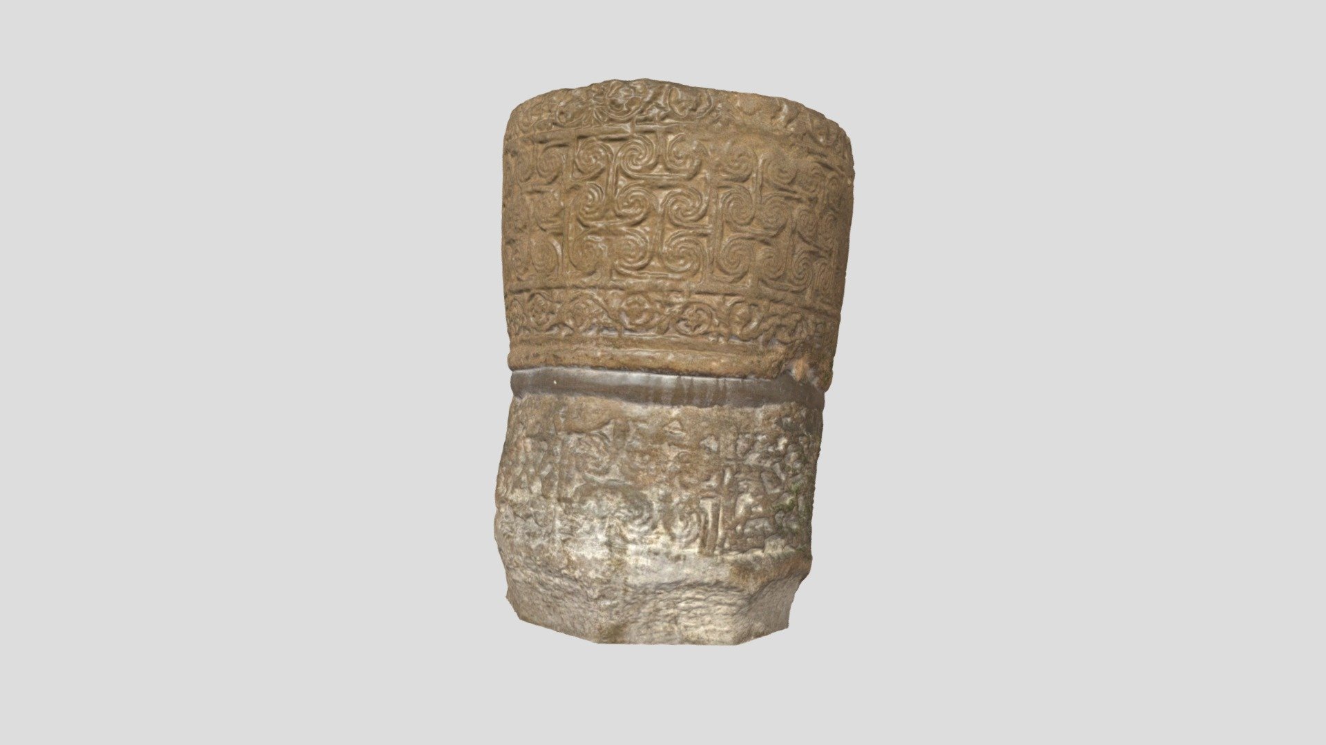 Anglo-Saxon font, Deerhurst - 3D model by bris-dhsupport [96c3209 ...