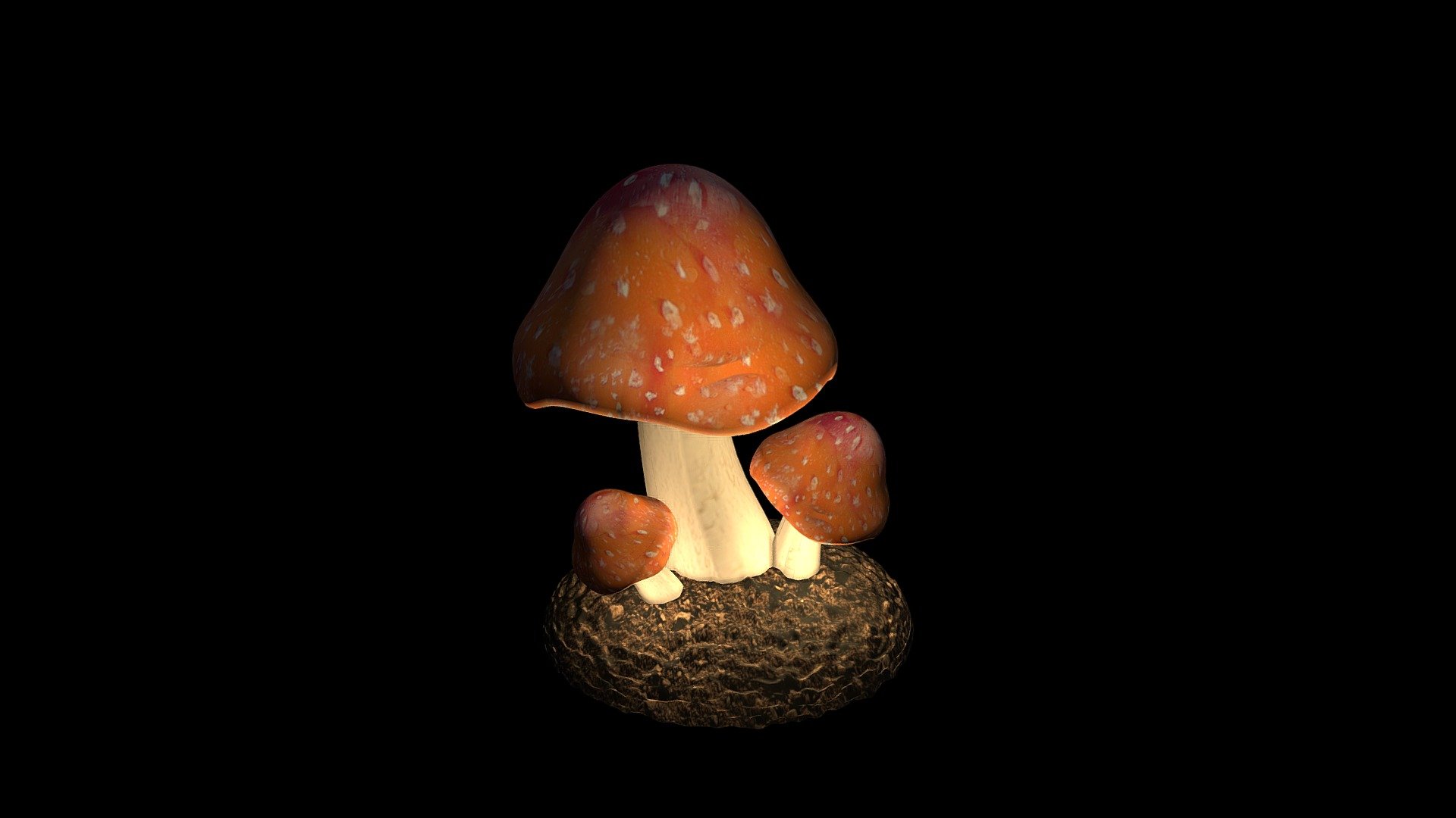 Toadstool - Download Free 3D model by Orrik [96c338a] - Sketchfab