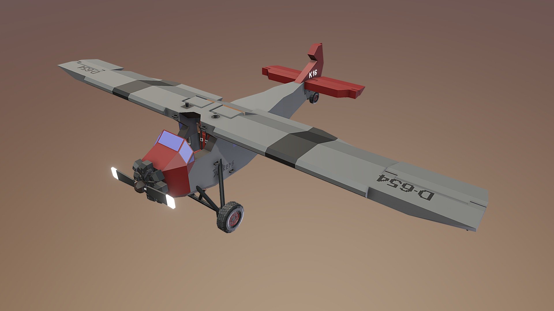 Junkers K16 - Stormworks - Download Free 3D model by Thales (@ThalesMML ...