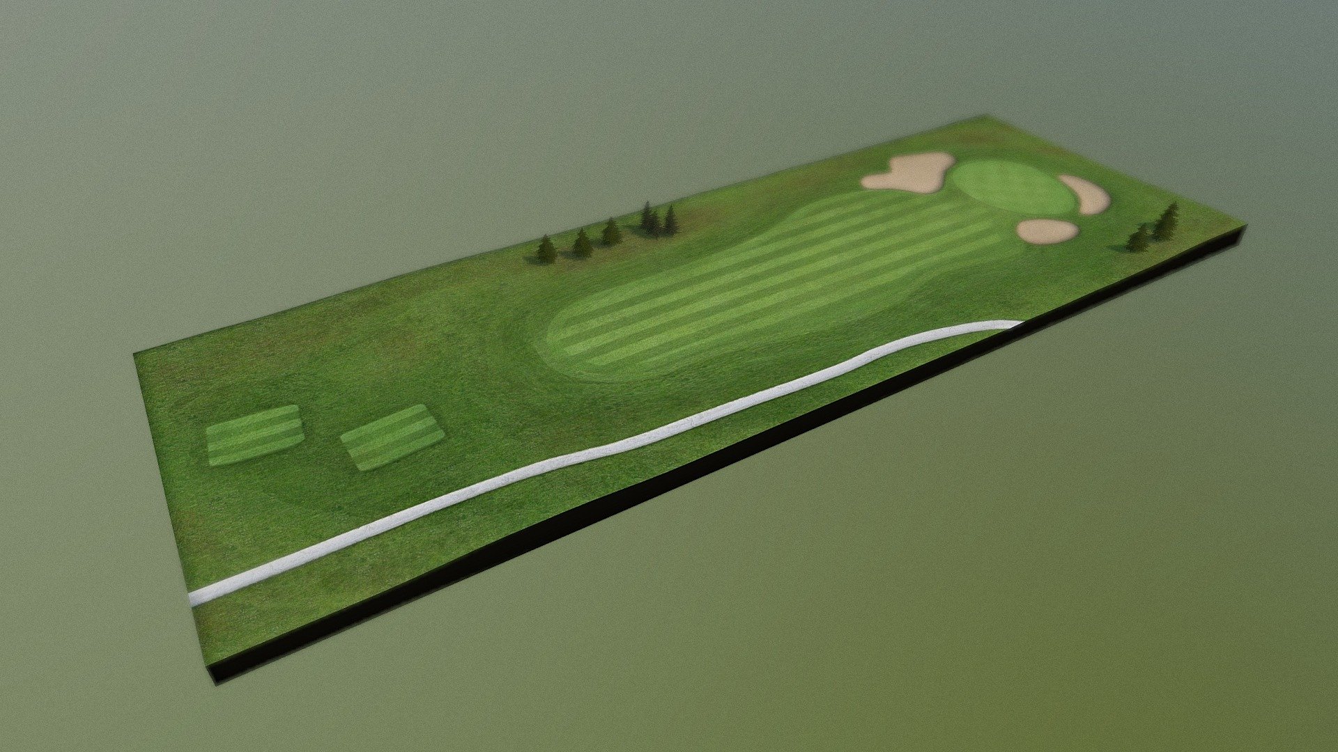 Golf Course - 3D model by Chris Masna (@ChristianMasnaghetti) [96c9a23 ...