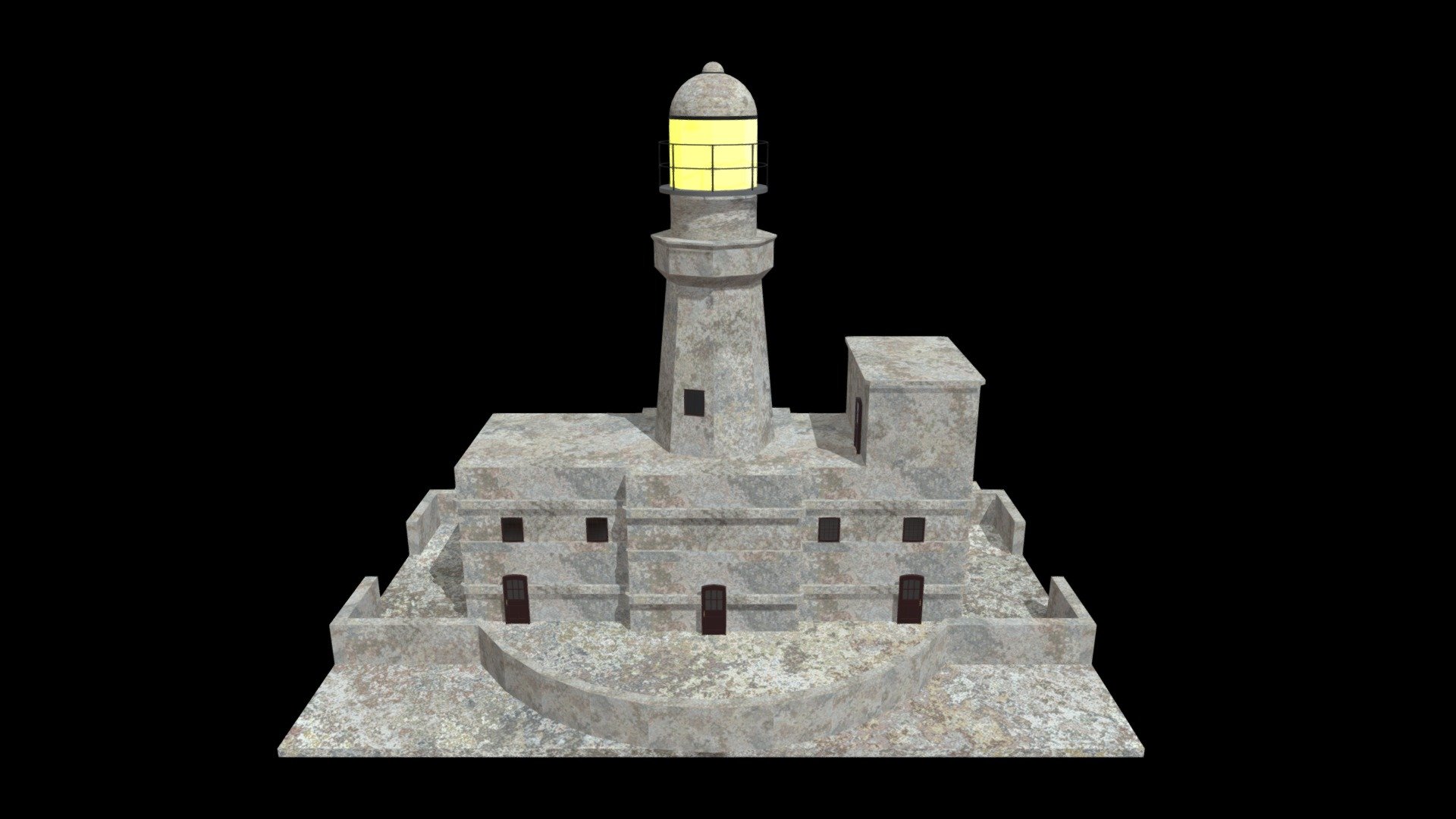 Lighthouse 01 - 3D model by 3D View (@dimoduk) [96cb5cd] - Sketchfab