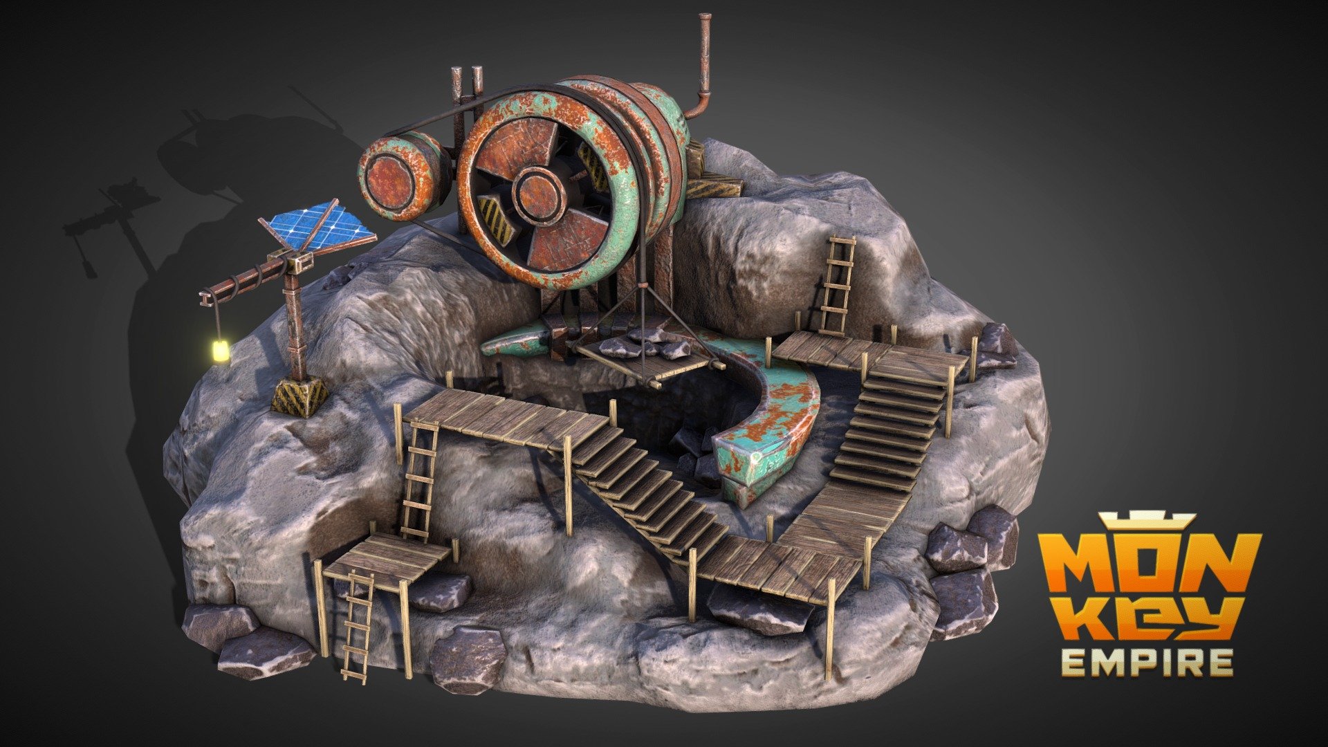 Monkey Empire: Iron Mine (Official) - 3D model by MonteGargano [96cc029 ...