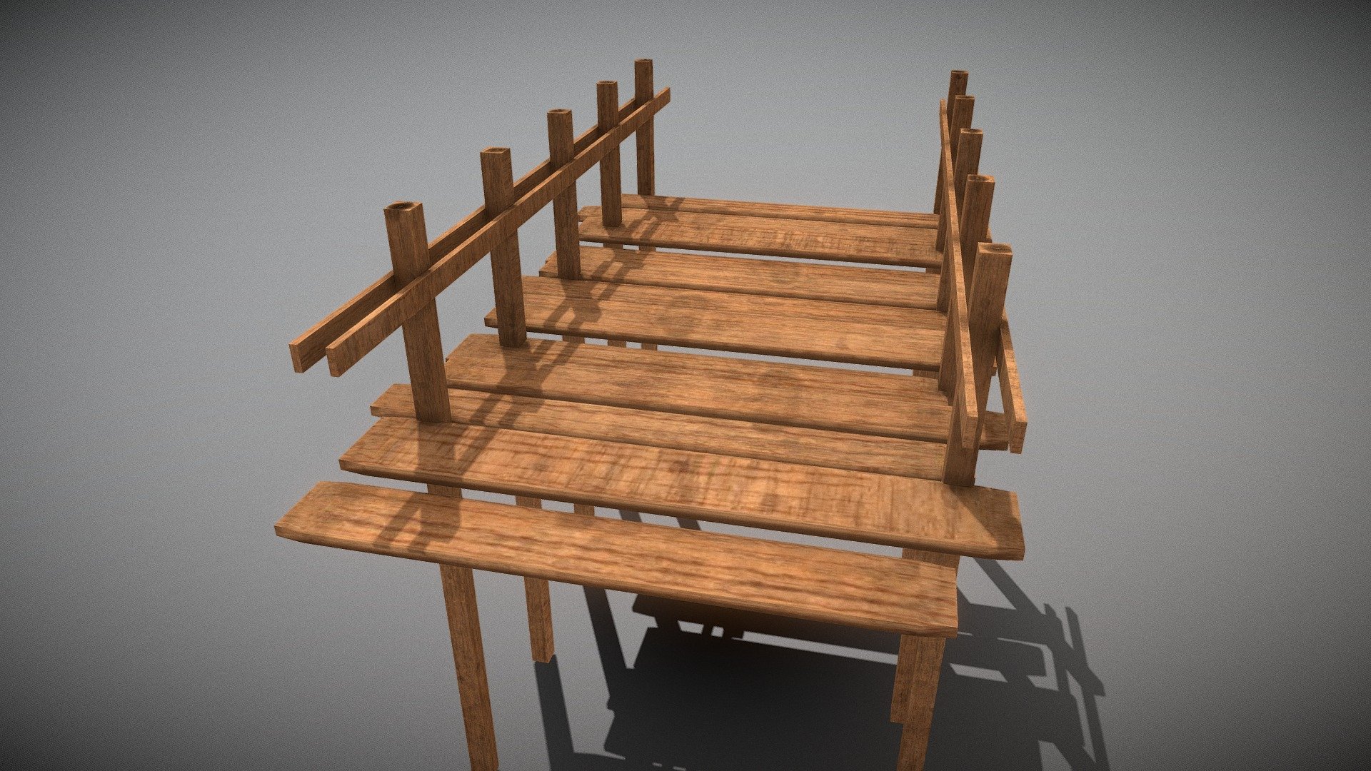 wood bridge - Download Free 3D model by Haider Al_Asady ...