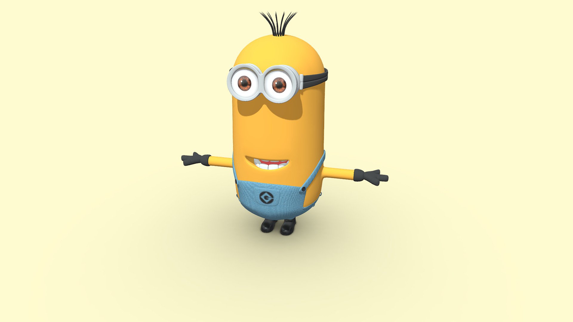 Kevin the Minion - Buy Royalty Free 3D model by Vaidanshi [96cd4e1 ...