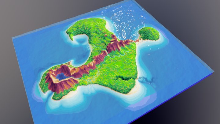 Heightmap 3D models - Sketchfab