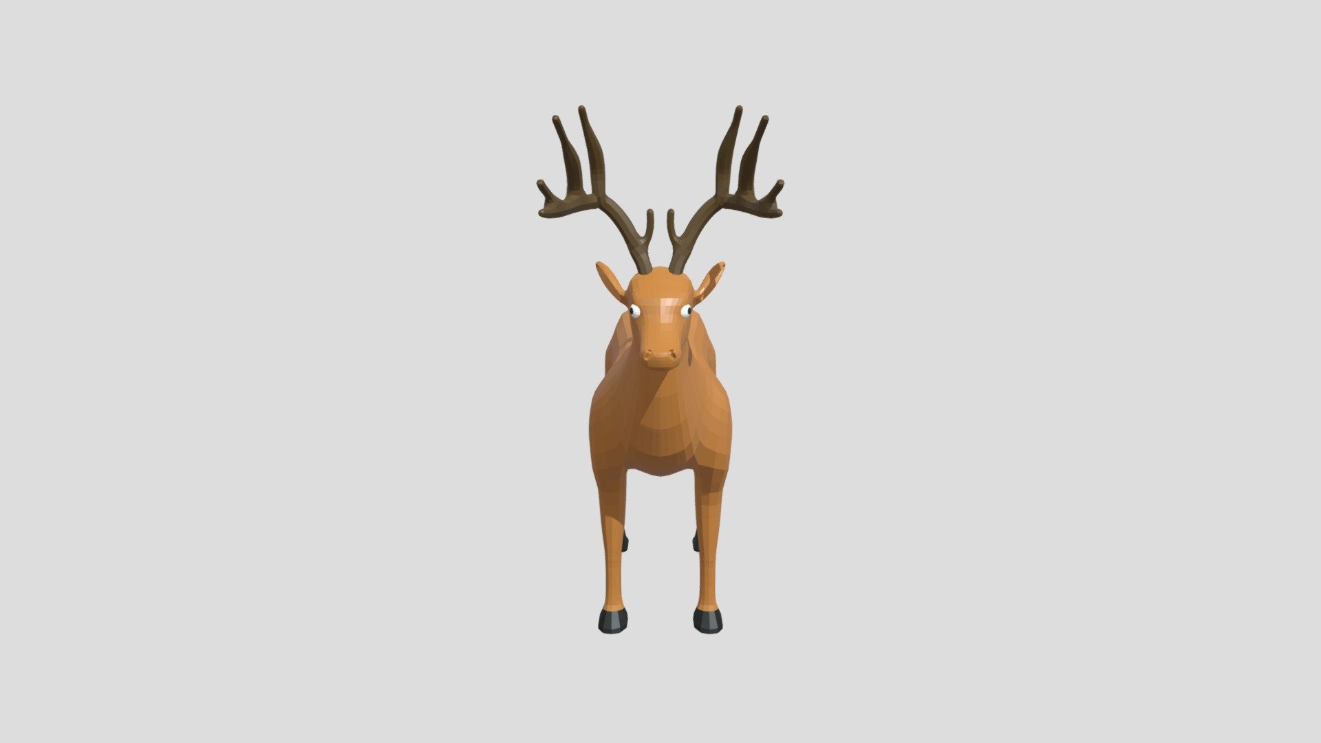 Reindeer - Download Free 3D model by Akinremi [96cf782] - Sketchfab