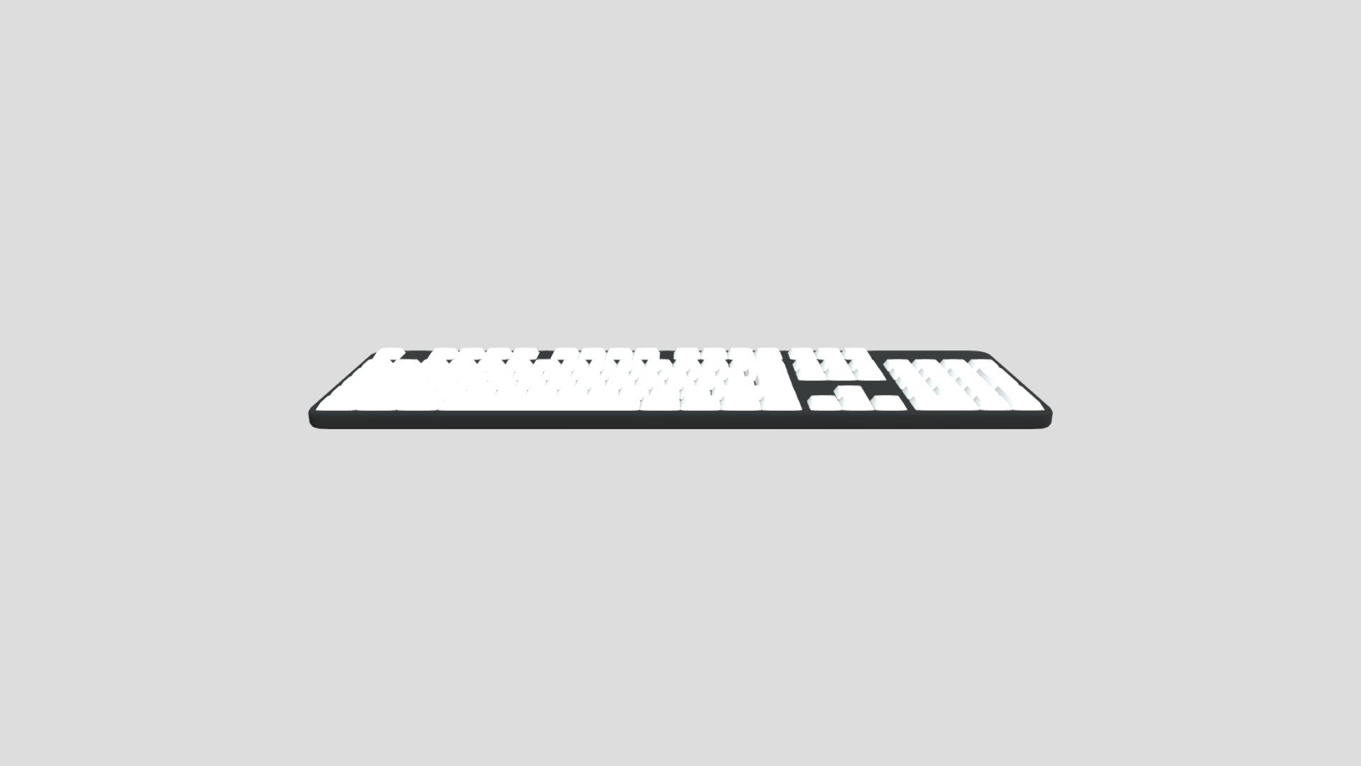 Stylised Keyboard - Download Free 3D model by Sophie Kisiel | Sophuwu ...