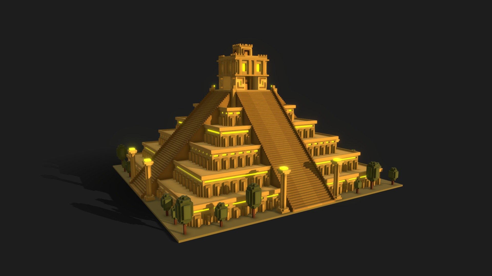 The Pyramid - 3D model by sugarsplum [96d1f1e] - Sketchfab