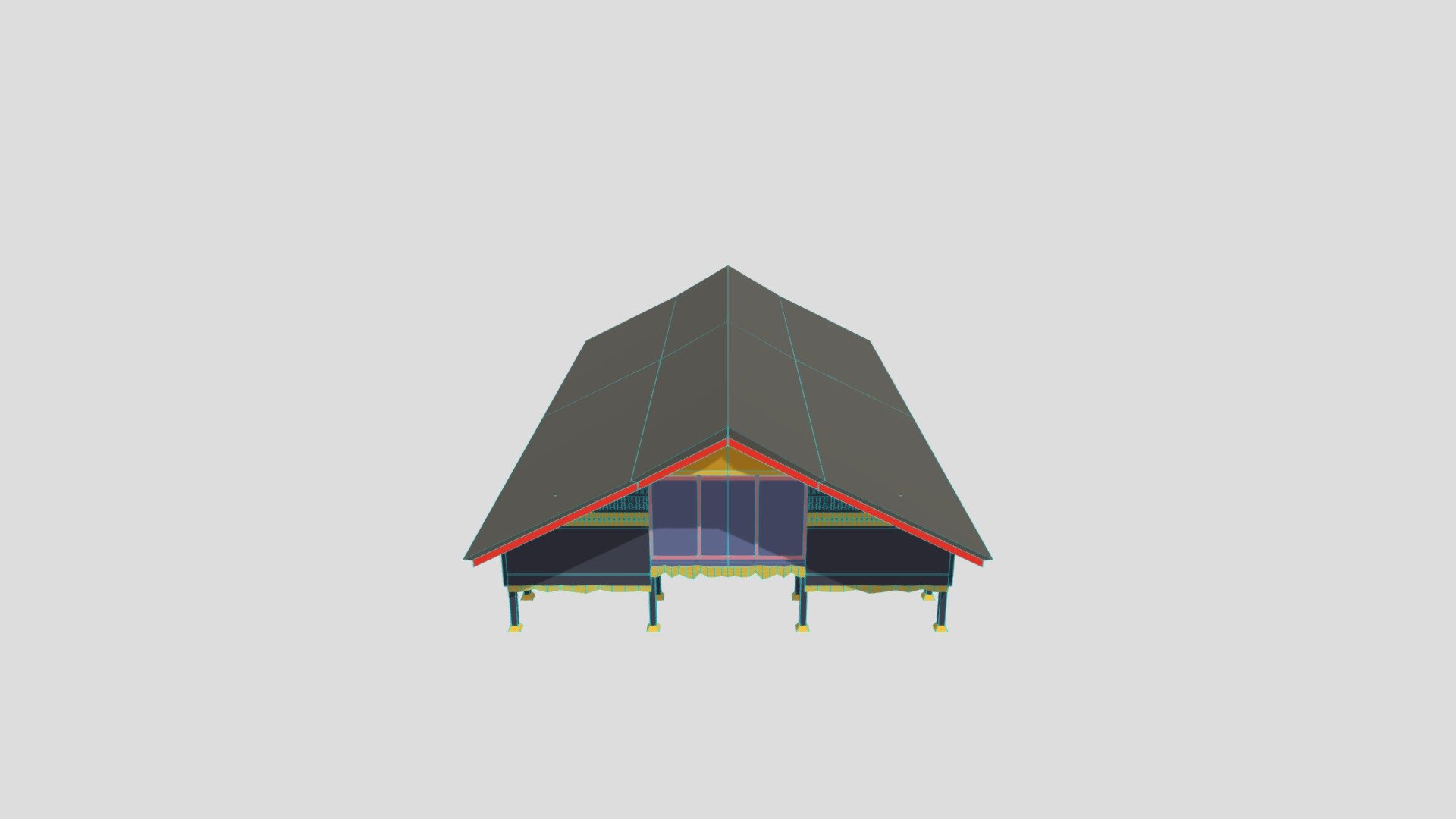 Rumah Adat Aceh - 3D model by livingleaf [96d24b8] - Sketchfab