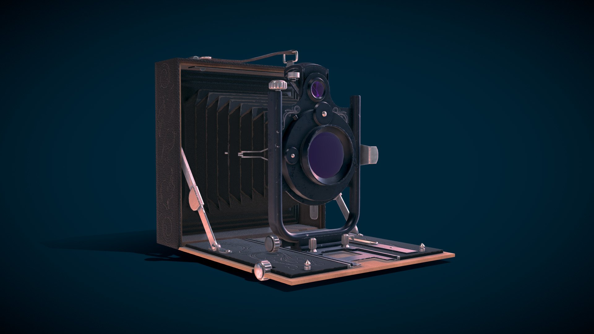 Vintage camera - 3D model by angryarcticfox [96d27de] - Sketchfab