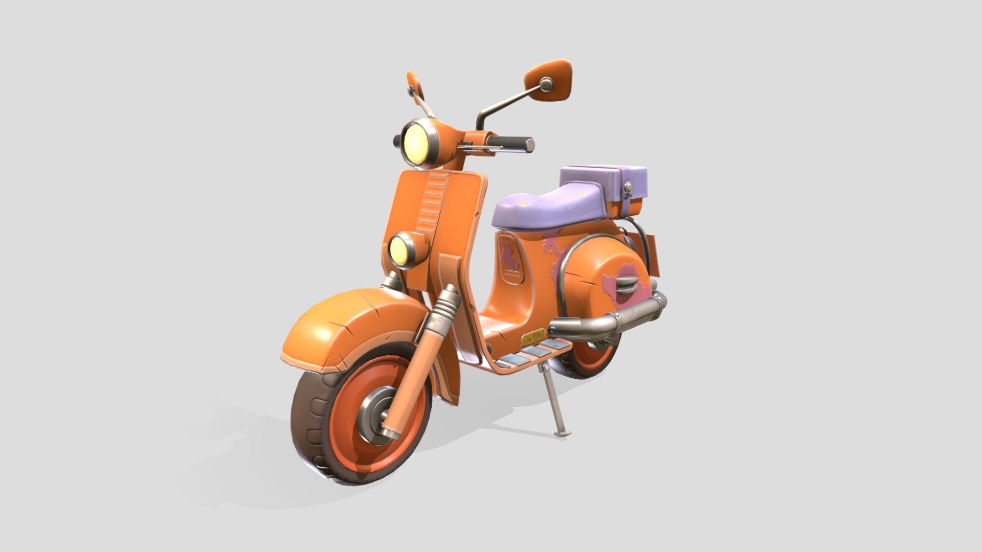 Scooter | Stylised 3D Game Asset | Kaedim - 3D model by kaedim3d ...