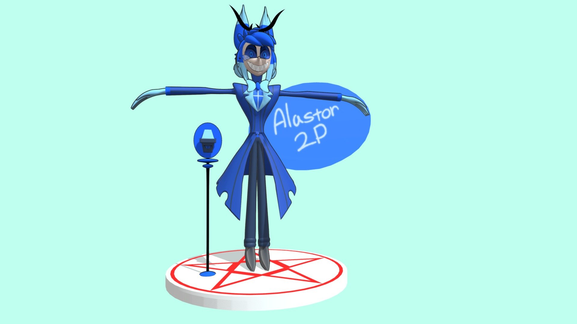 Hazbin Hotel | 2p Alastor | Fandom - Buy Royalty Free 3D model by ...