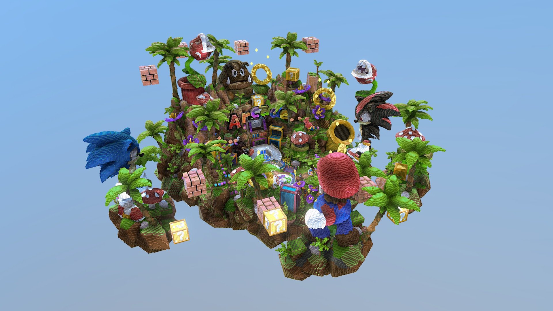 Arcade Lobby - 3D model by BreadBuilds [96d5fd2] - Sketchfab