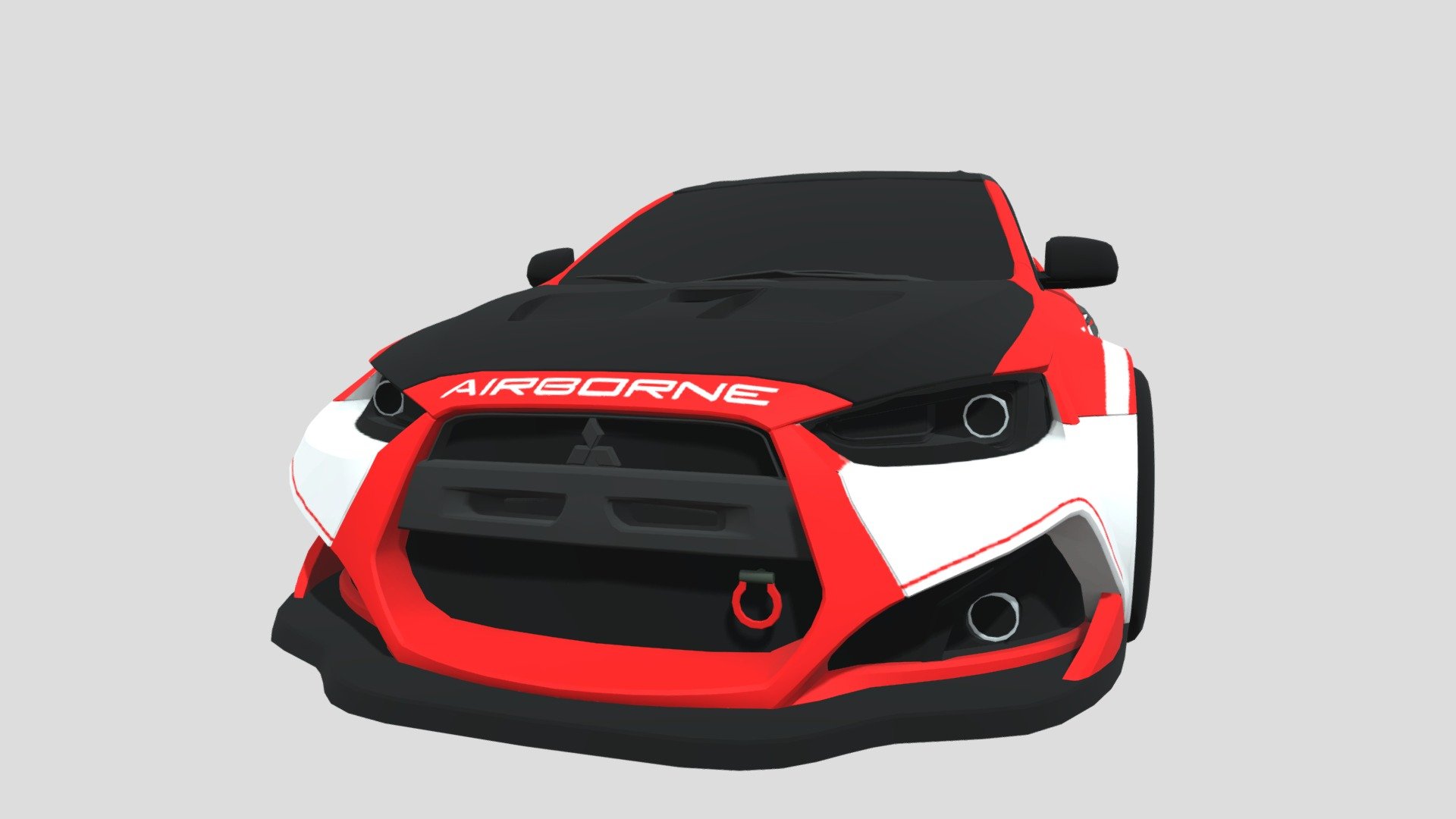 Lancer Evolution X Anniversary Edition - Download Free 3D model by JUST ...