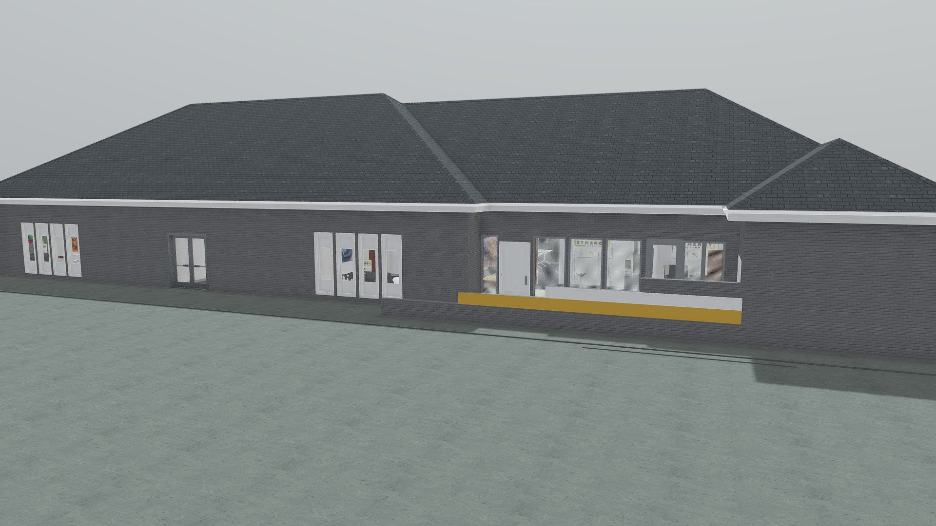 The Synergy Link Shared Office Space - Download Free 3D model by Smart ...