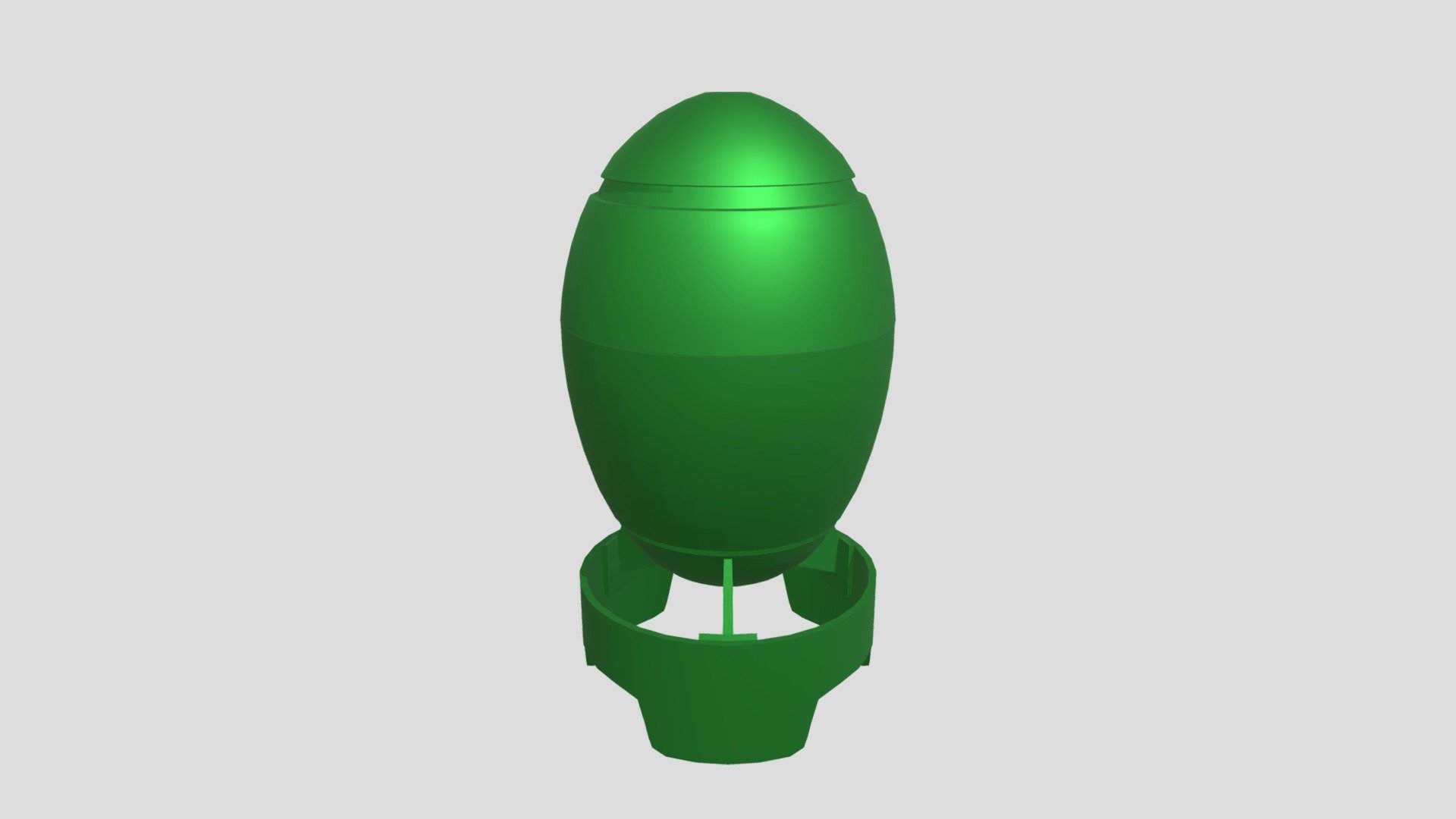 WW2 green paint 3D mini nuke - Download Free 3D model by E for me yes 4 ...