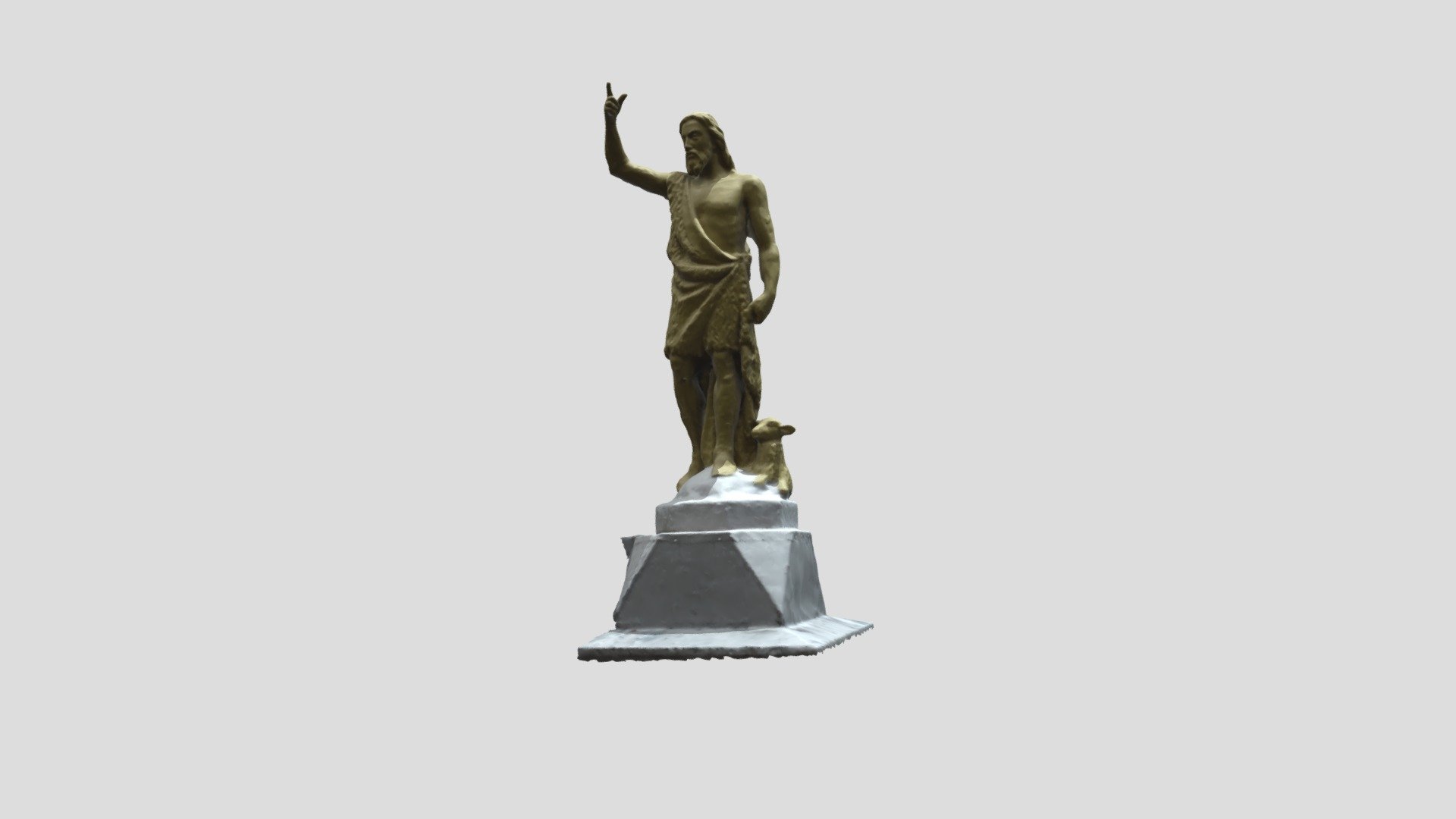 Statue - 3D model by cgphoto [96ddbfd] - Sketchfab