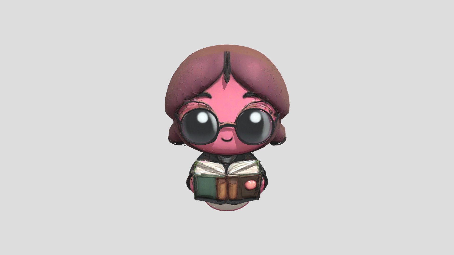 Bookworm Bliss - 3D model by jeremiahhillman40 [96de236] - Sketchfab