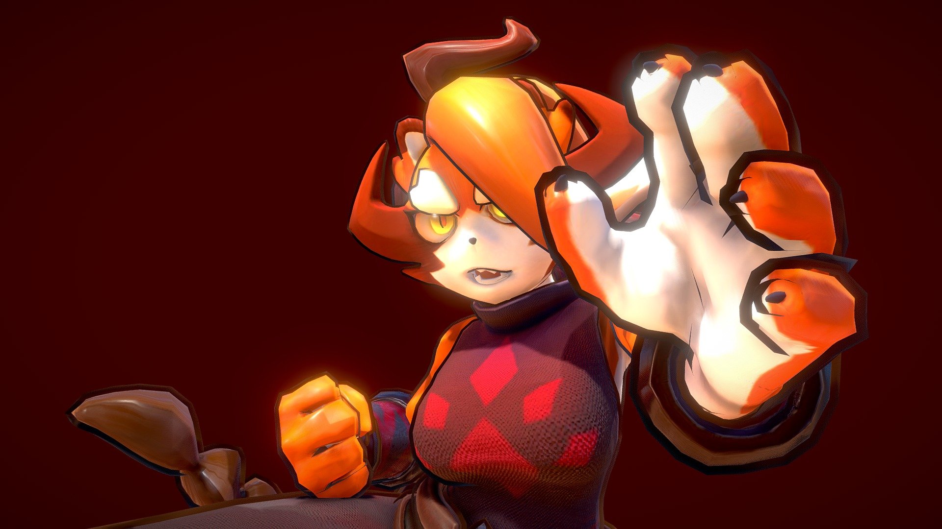Stylized Character - 3D model by Joshua P. (@Pansdaz) [96de9cc] - Sketchfab