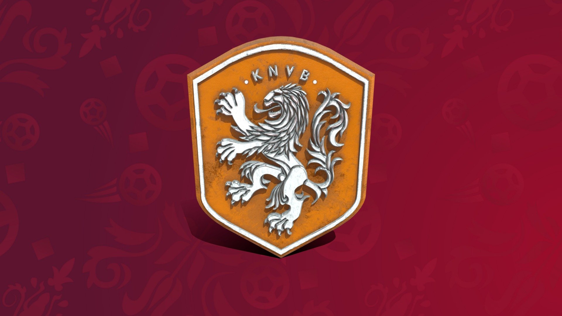 Netherlands National Team 3D Badge - 3D model by degoverse [96df1fd ...