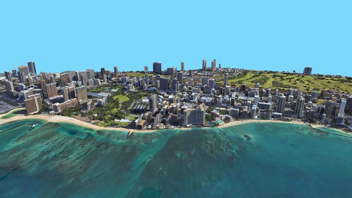 Honolulu 3D models - Sketchfab