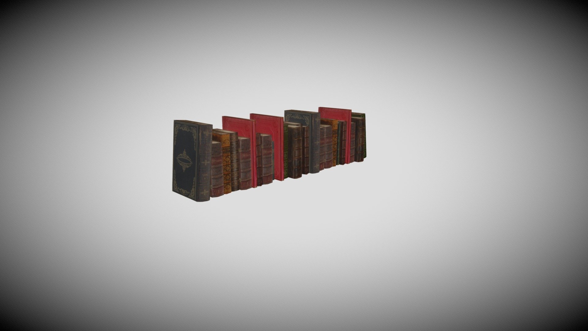 Book Row - Download Free 3D model by koters (@koterstudios) [96dff18 ...
