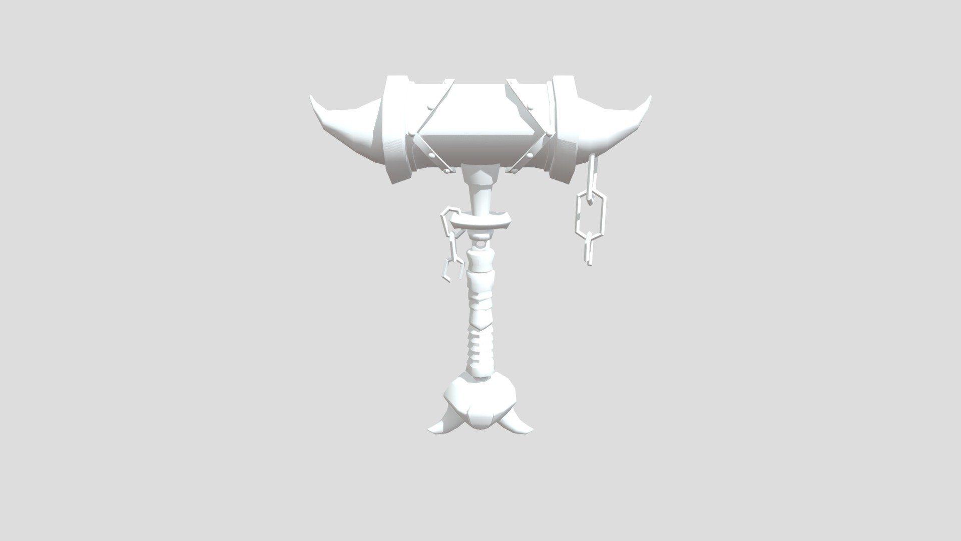 Low Poly Hammer - Download Free 3D model by anshulgames (@anshulsaxena ...