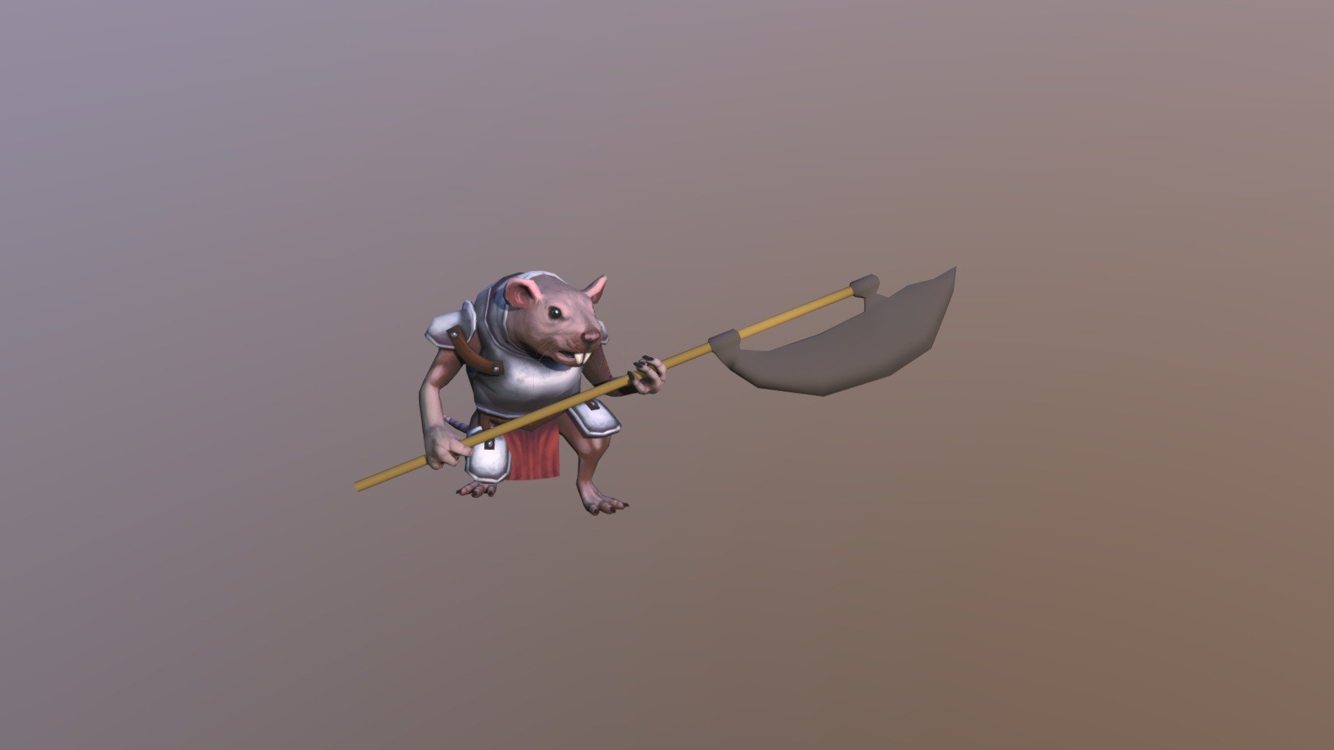 Rat Soldier - Walk - 3D model by m1thrill [96e4a13] - Sketchfab