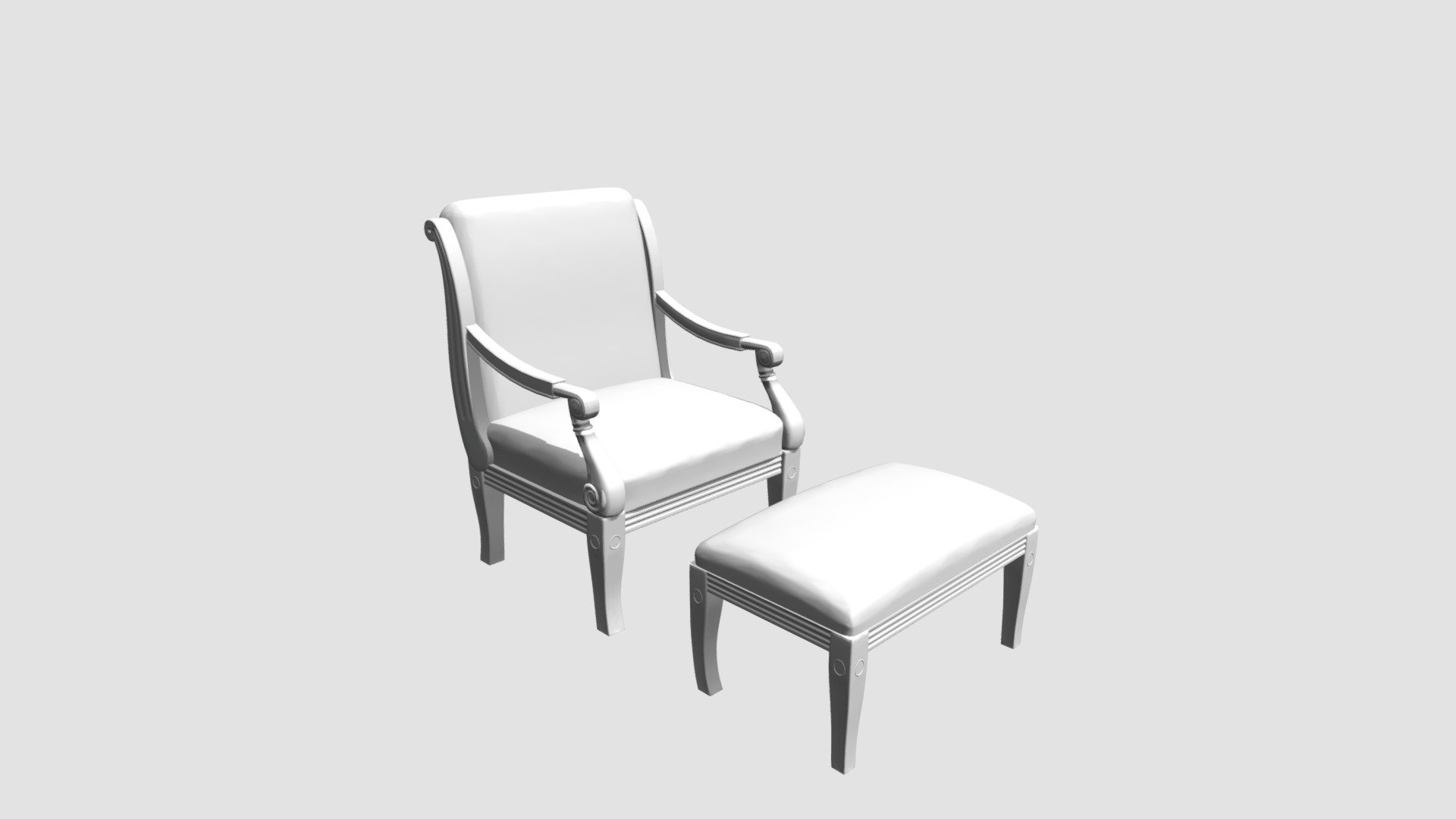 Classic furniture - Buy Royalty Free 3D model by Evermotion [96e718b ...