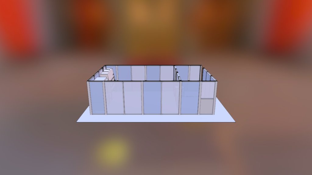 Larger Room - 3D model by bryan.e.clark [96e9788] - Sketchfab