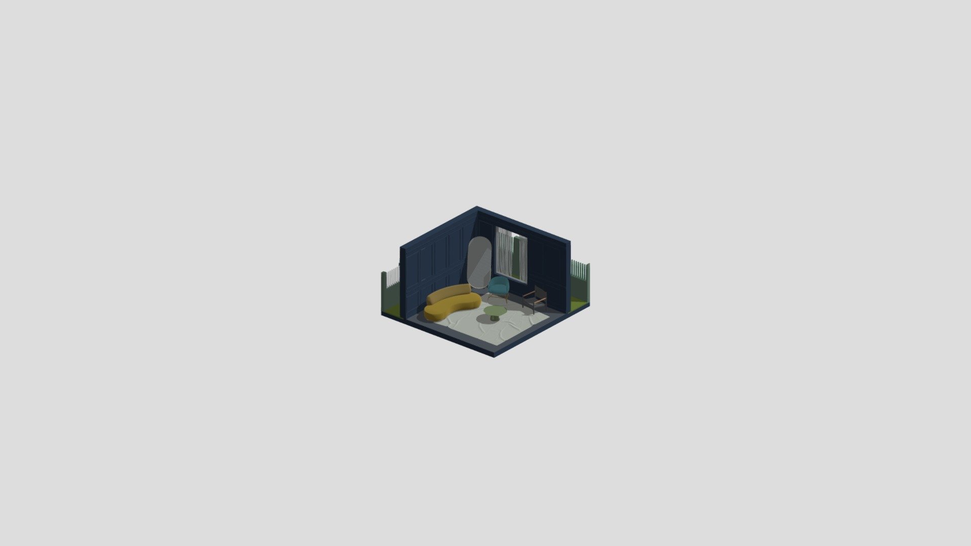 Blue Room Scene IS II - Download Free 3D model by geppettomaster ...