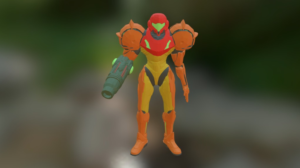 Samus Low Poly - 3D model by nstav13 [96f09b9] - Sketchfab