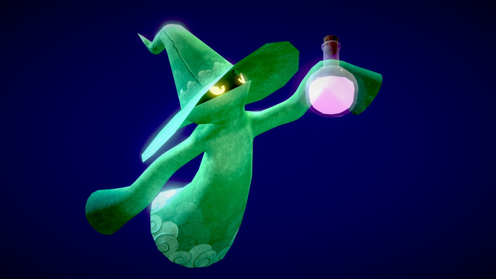 Stylized Wizard - 3D model by Jessica Cookston (@berryfoxes) [96f4d69 ...