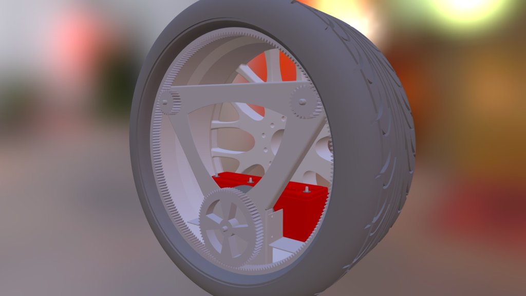 Wheel - 3D model by Antony.Babushkin [96f4e1c] - Sketchfab
