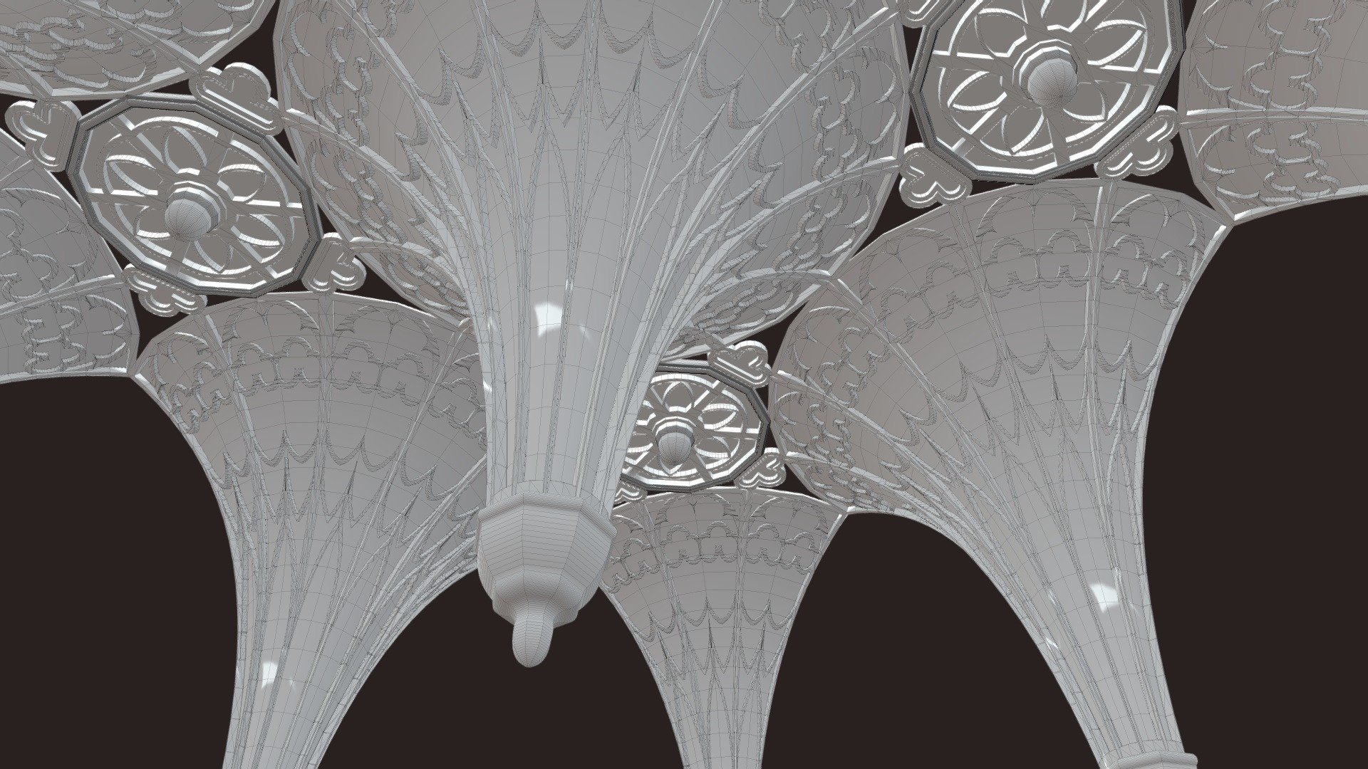 Gothic Fan Vaulting - Download Free 3D model by The BIM GOAT (@kingdome ...