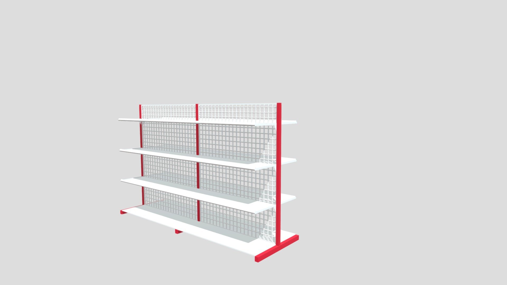 Supermarket Shelves Two Sides - Download Free 3D model by Hamdn (@Hmdn7 ...