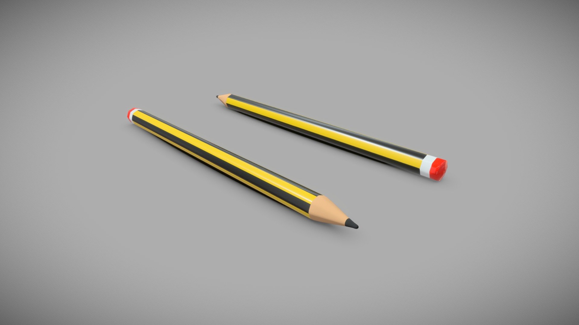 Pencil - Download Free 3D model by benbeauart [96fb1fd] - Sketchfab
